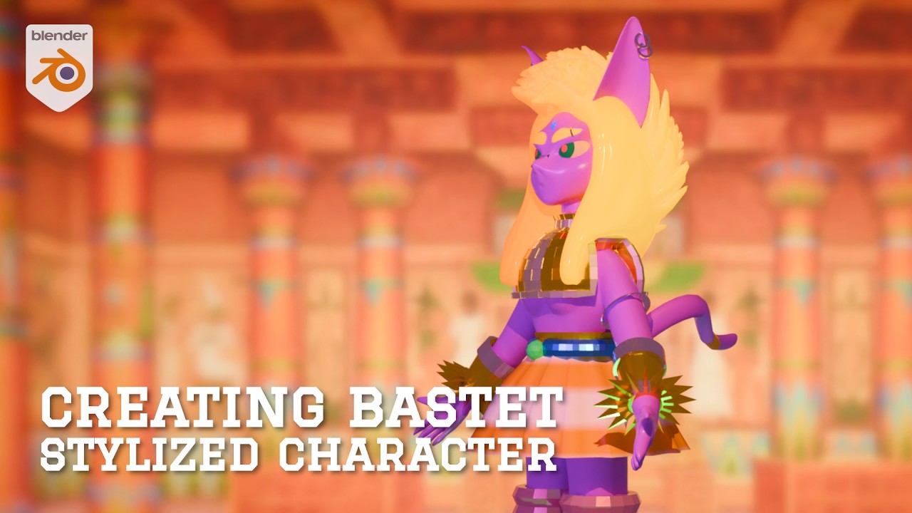 Behind the scene - How to model a simple 3D character - YouTube