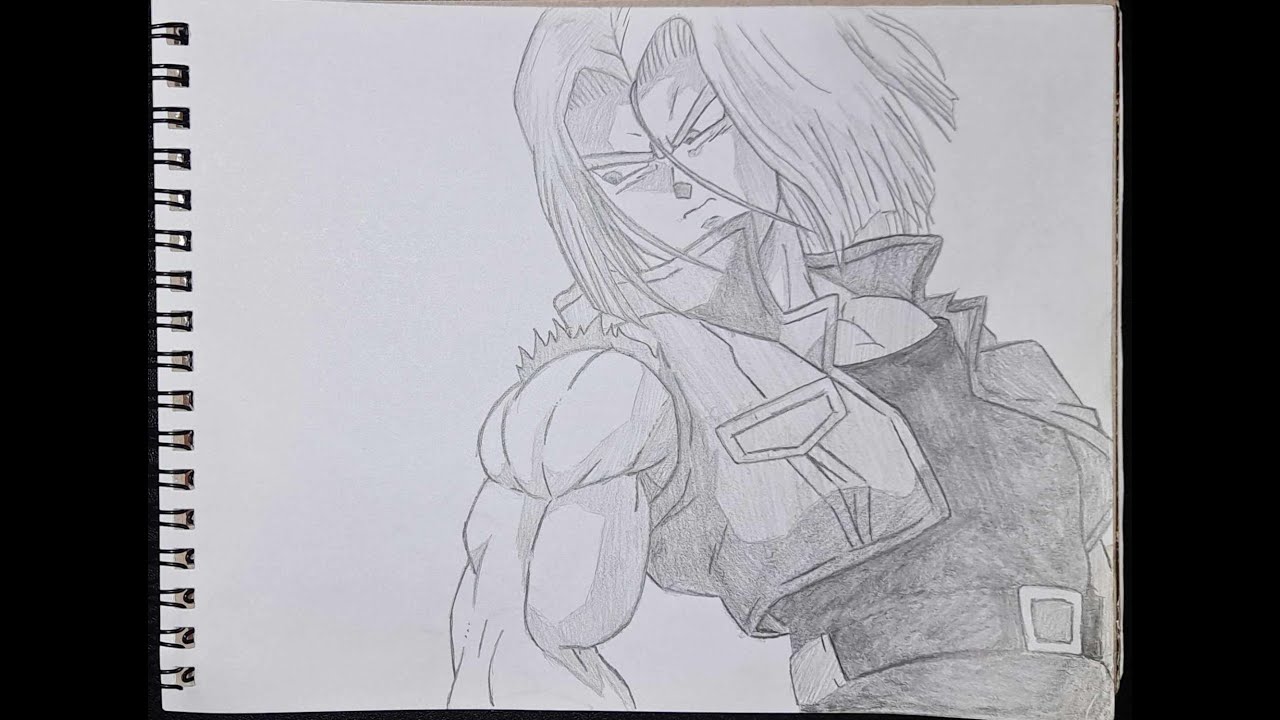 Drawing Future Trunks - YouTube