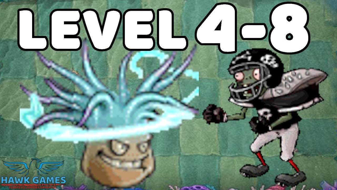 Plants vs Zombies Javascript East Sea Dragon Palace 4-8 - YouTube