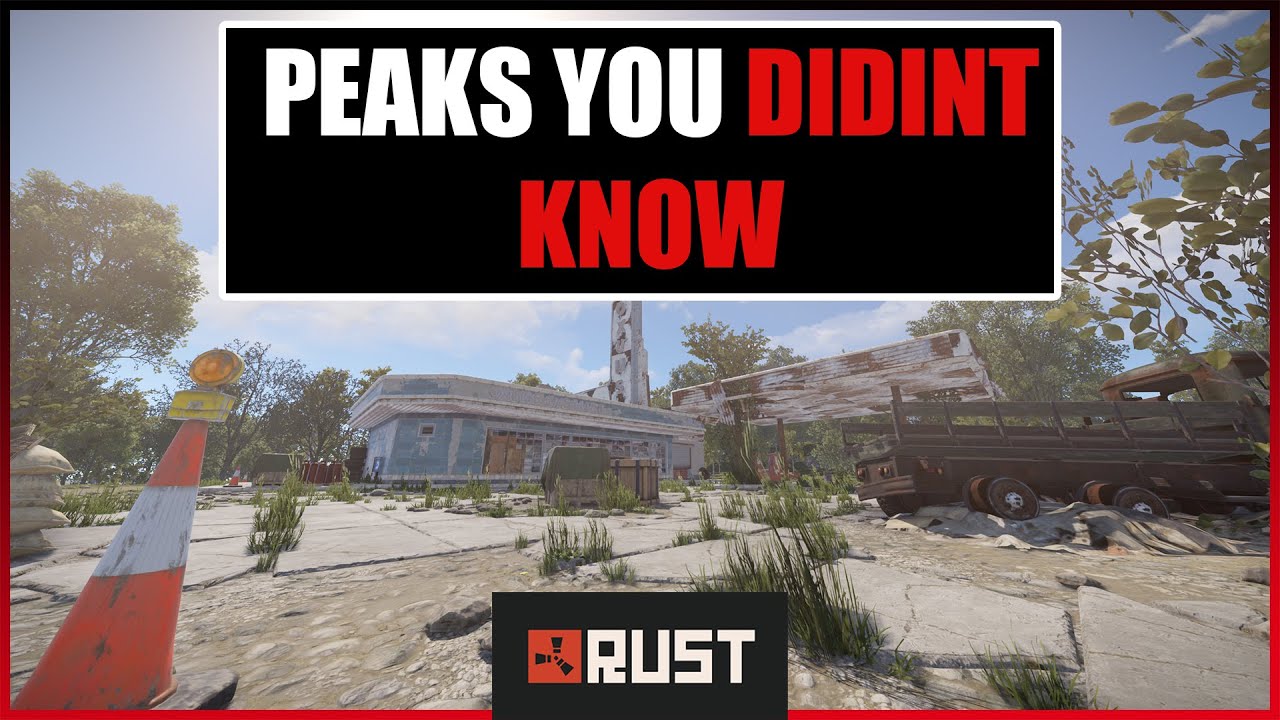 Oxum's Gas Station Peaks and Tricks You Didn't Know In Rust. - YouTube