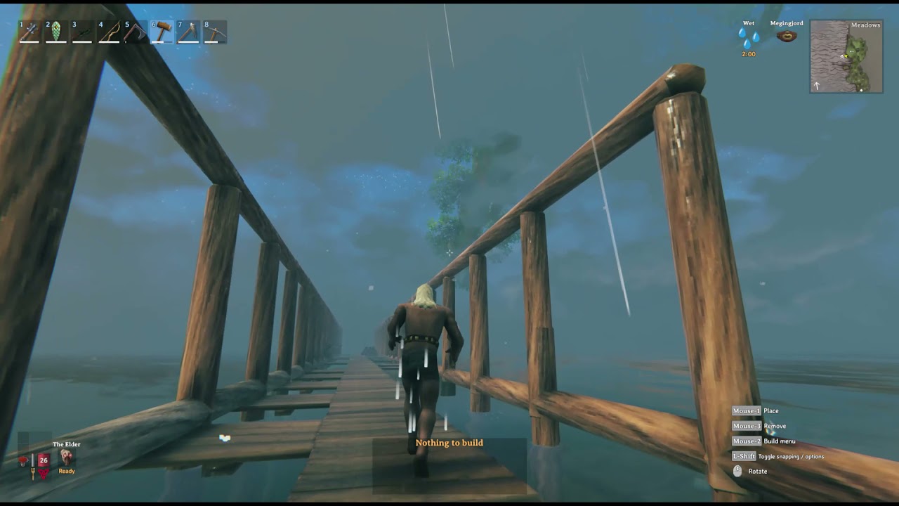 Valheim monster bridge over water - YouTube