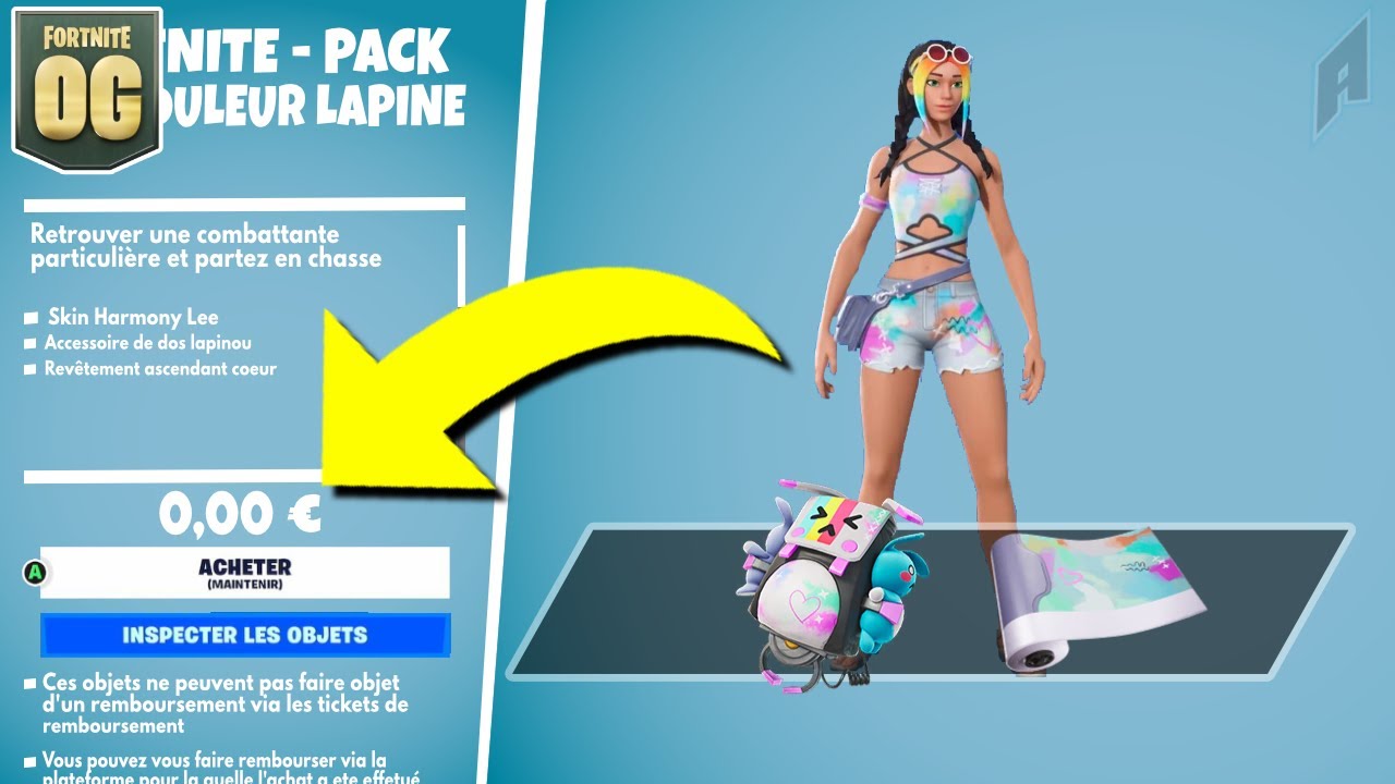 Nouveau Skin à 2500 Vbucks GRATUIT pour Tous Fortnite OG - YouTube