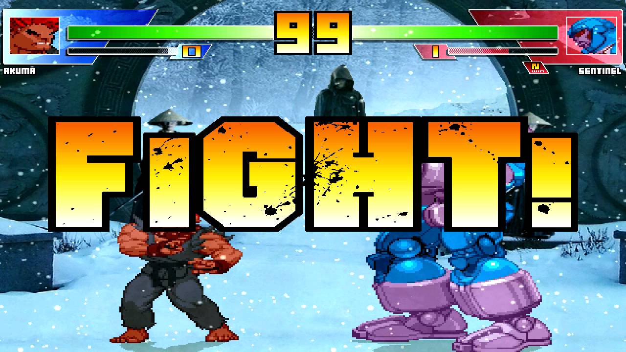 Mugen Fight Channel #107 Akuma vs Sentinel - YouTube