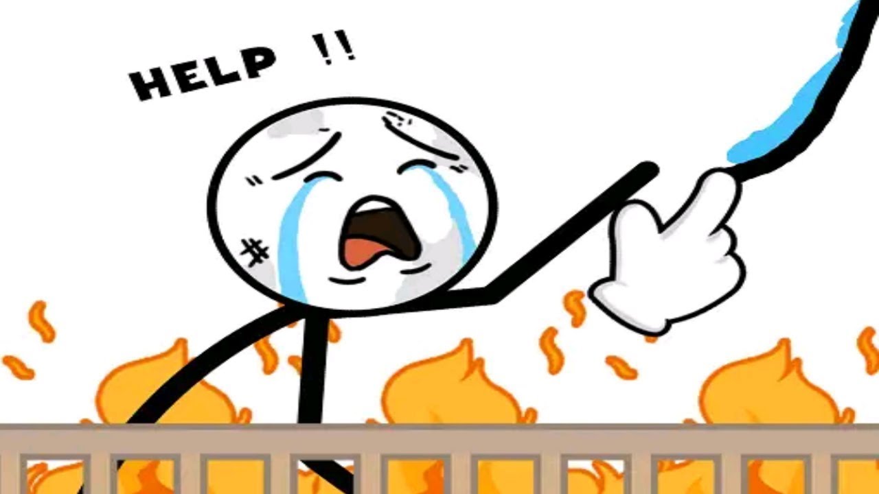 Watering Puzzle: Levels 21-30 All Solutions Funny Stickman Game #water ...