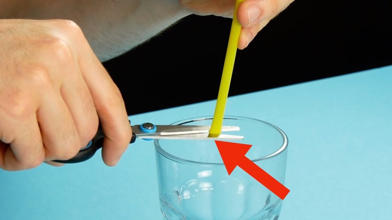 Cut 2 Straws & Iron The Pieces For A Must-Know Summer Hack! - YouTube