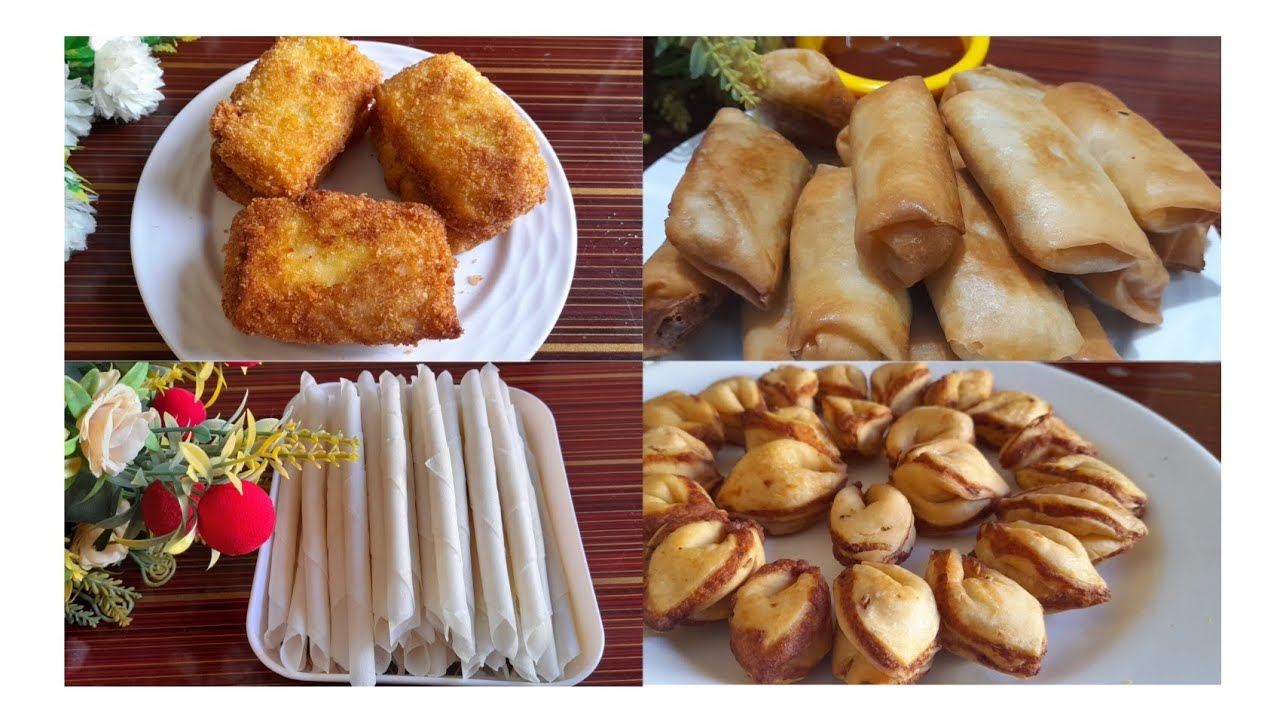 4 types of snacks recipes by @zesh kitchen - YouTube