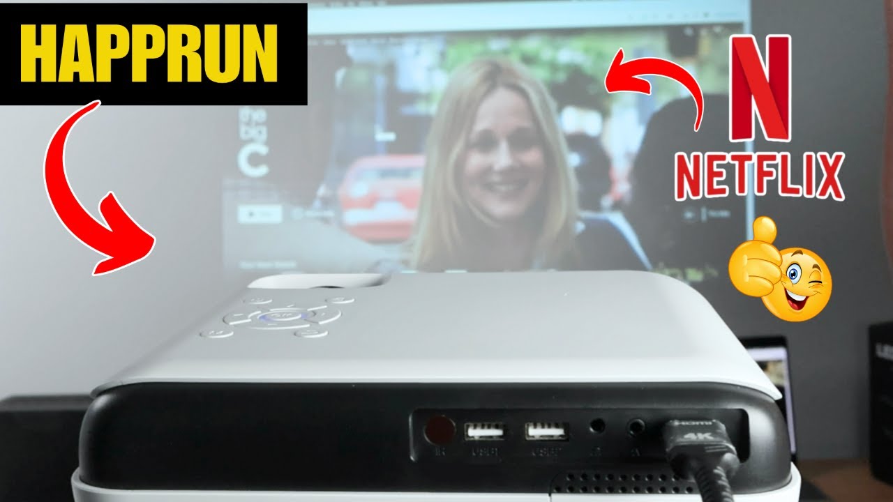 Happrun Projector NetFlix Setup - Via PC and FireStick - YouTube