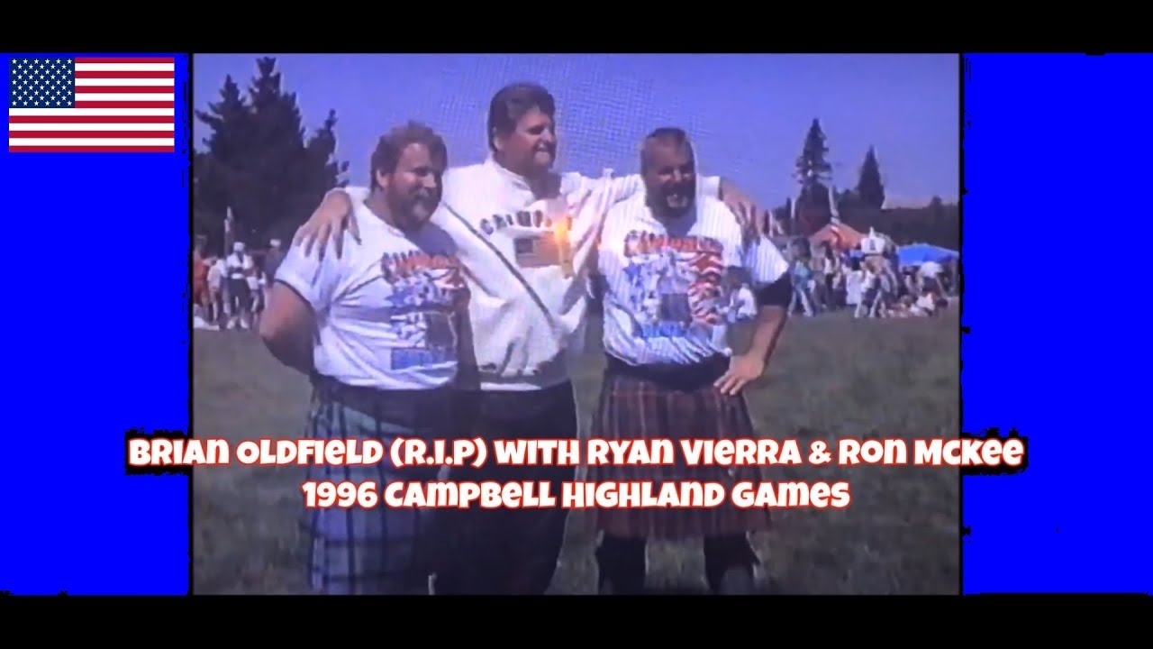 1996 the great Brian Oldfield (r.i.p.) at the Campbell Highland games ...