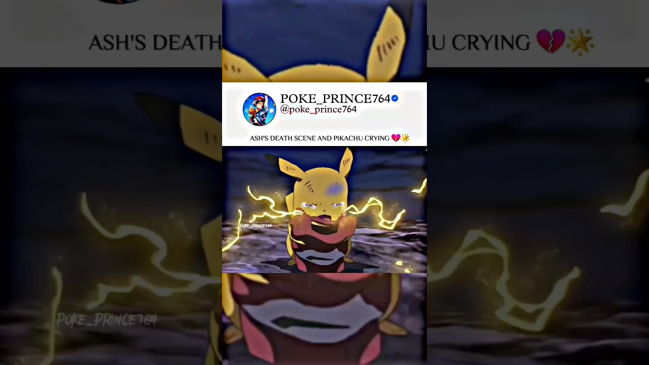 PIKACHU CRIES FOR FIRST TIME FOR ASH DEATH 😭 | IF YOU FEEL THIS THEN PLEASE SUPPORT - YouTube