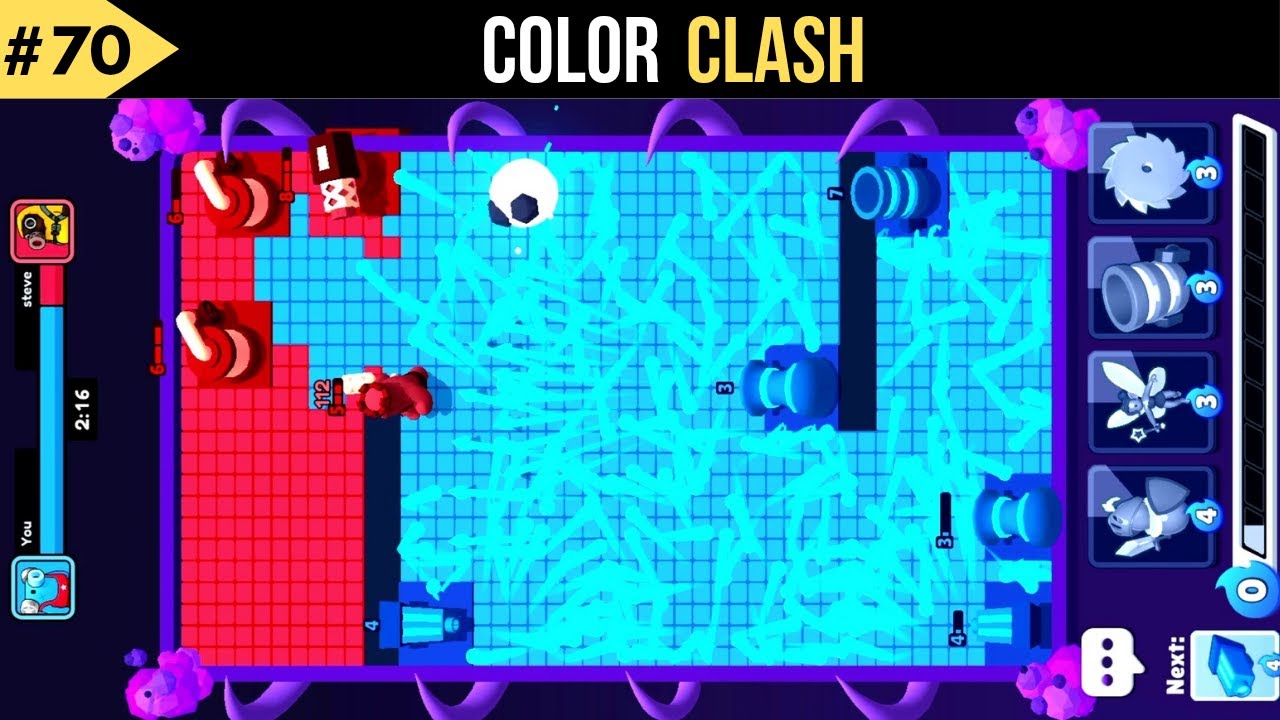 Color clash gameplay - satisfying games android - android gameplay #70 ...