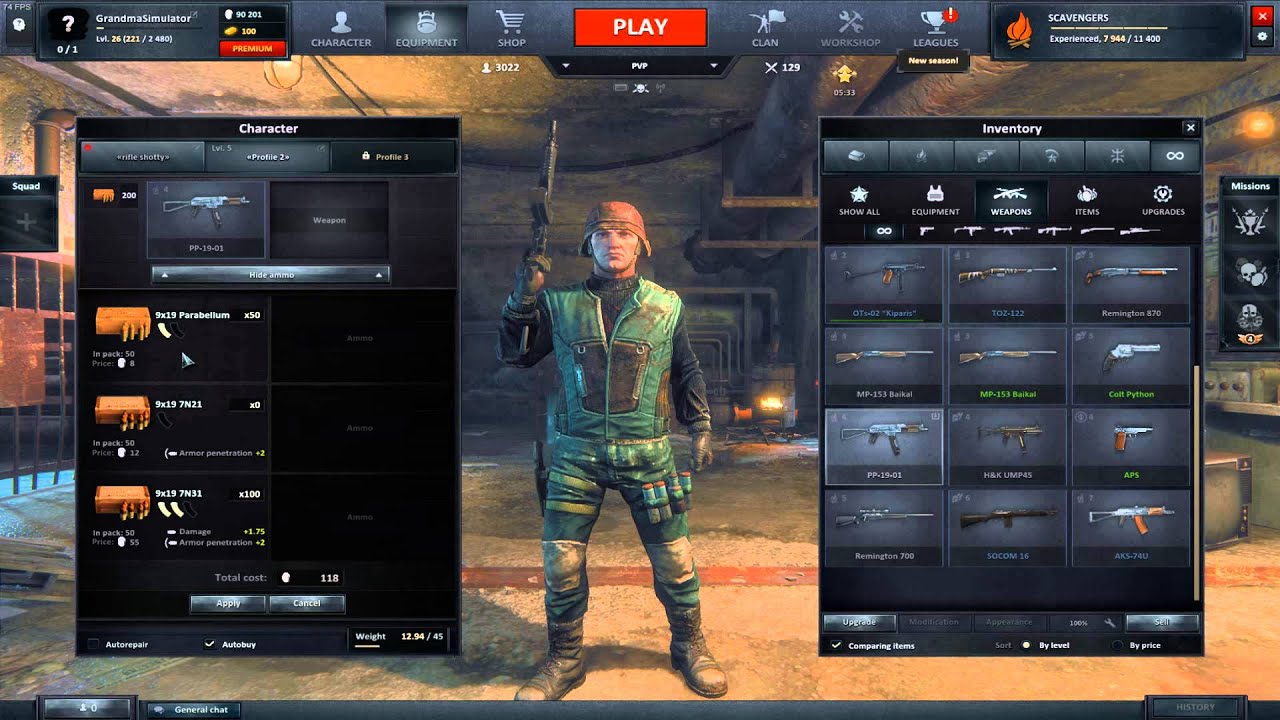 Survarium How to Equip Alternate Ammo - YouTube