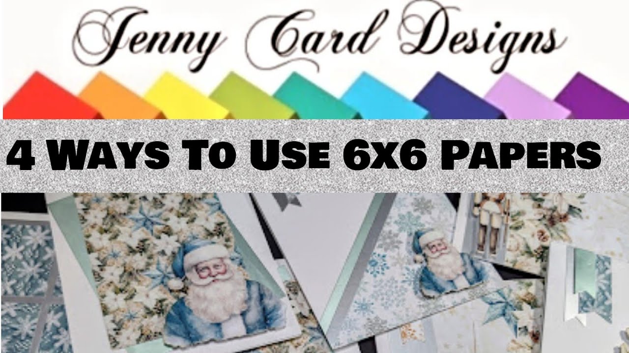 4 Easy Ways to Use 6x6 Patterned Papers On Your Cards PLUS Free Card ...