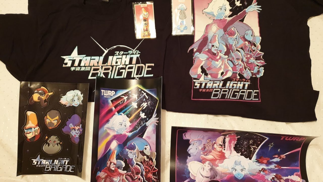 TWRP Starlight Brigade Merch Opening - YouTube