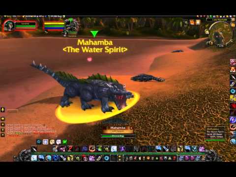 Mahamba Tame - Rare Spawn Crocolisk in Northern Stranglethorn - YouTube