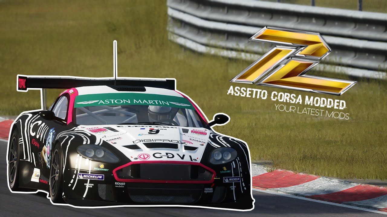 Assetto Corsa - Aston Martin DBRS9 GT3 - YouTube