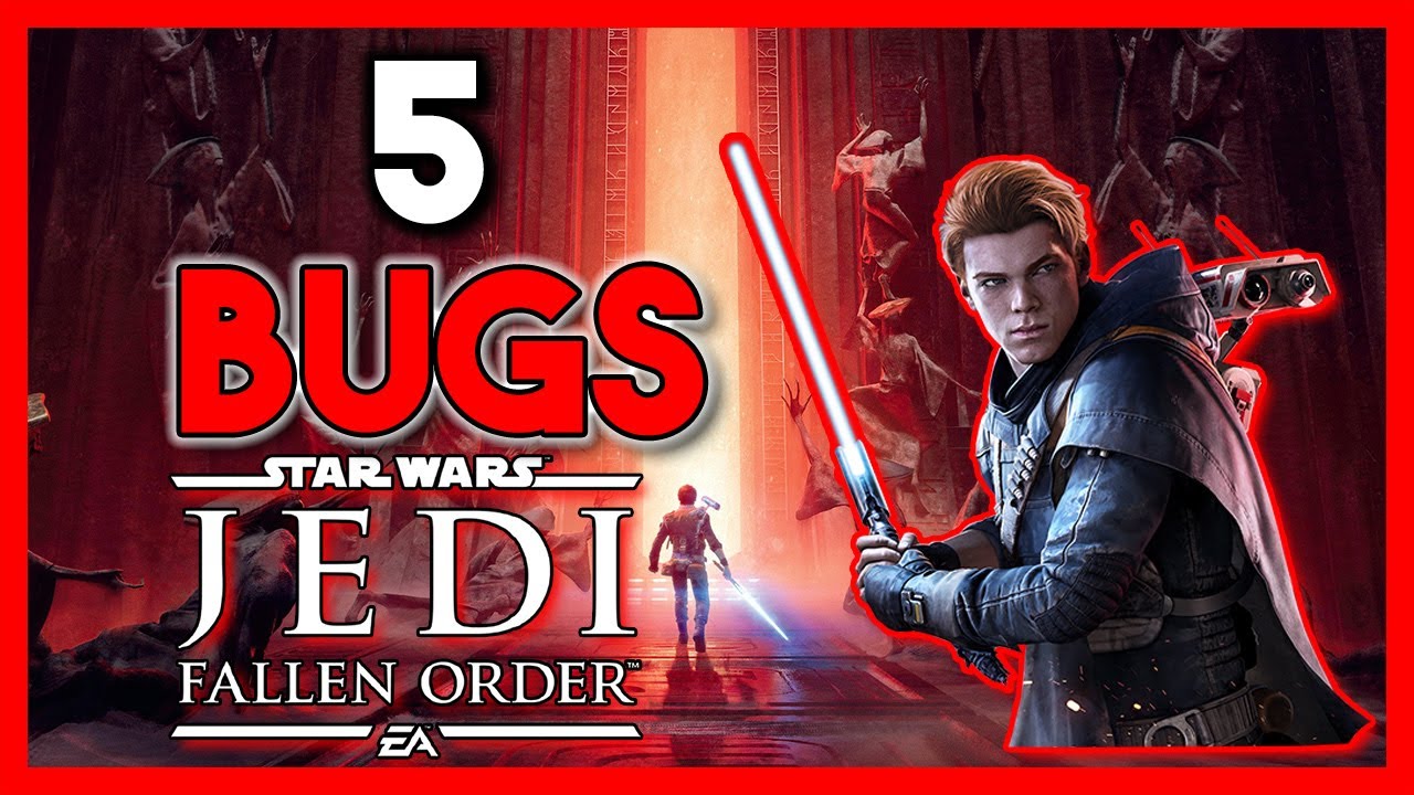 5 BUGS DANS STAR WARS JEDI FALLEN ORDER - YouTube
