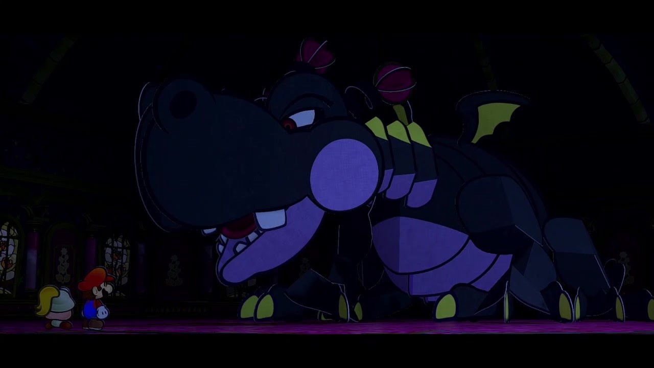 Gloomtail Lurking In The Palace Of Shadow - Paper Mario The Thousand ...