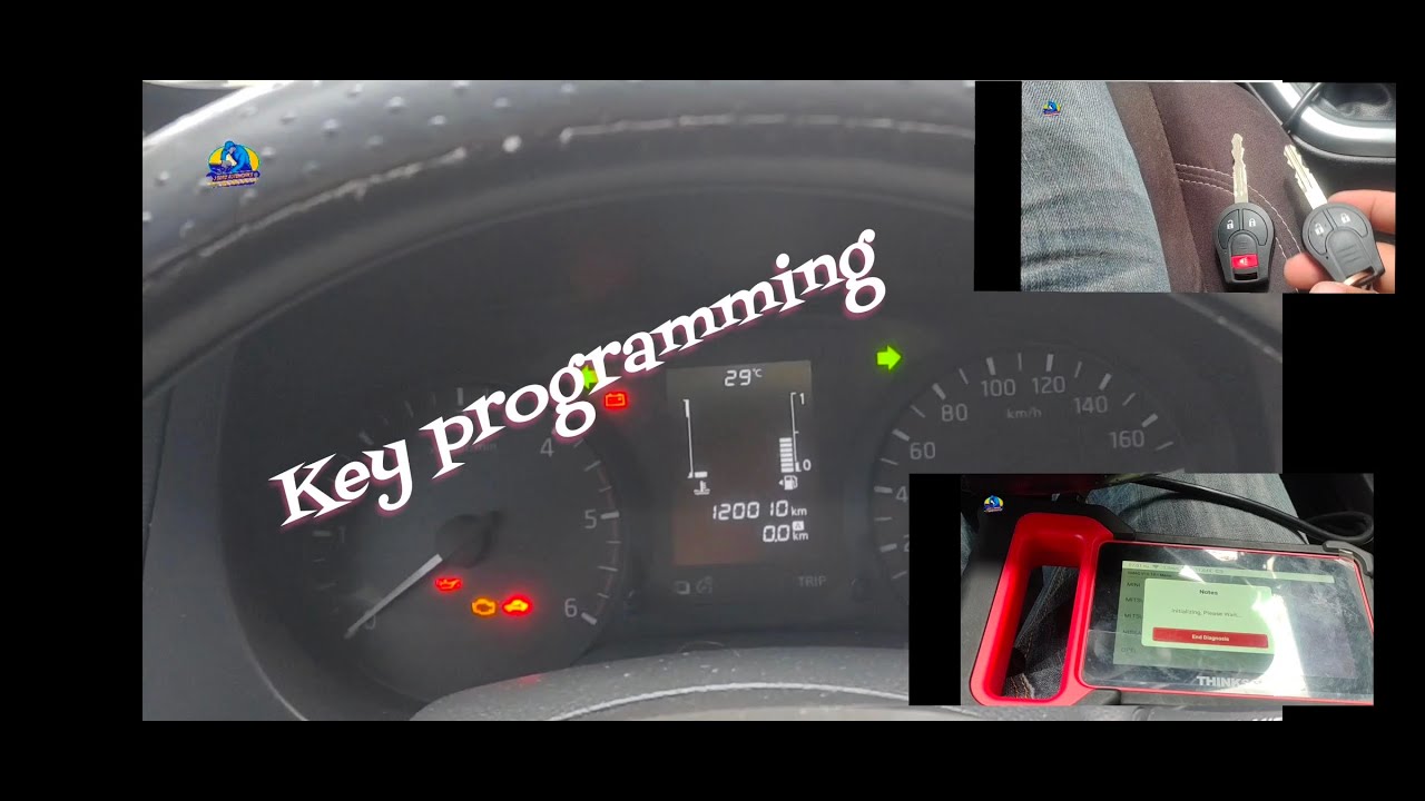 Nissan navara 2018 || all key lost || key programming - YouTube