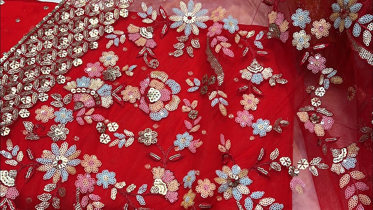 New Latest Designer Fabric | Designer Sequence Fabric | Shree Siyala ...