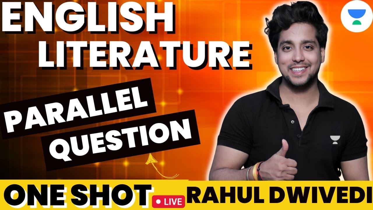 All Parallel-Based Questions | English | Class 12 | Rahul Dwivedi - YouTube