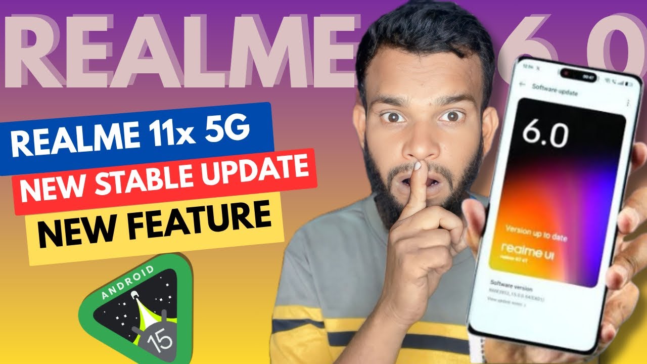 Realme 11x 5G UI 7.0 New Stable Update | Realme Android 16 New Update ...