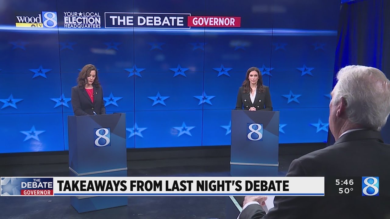 Takeaways from the MI gubernatorial debate - YouTube