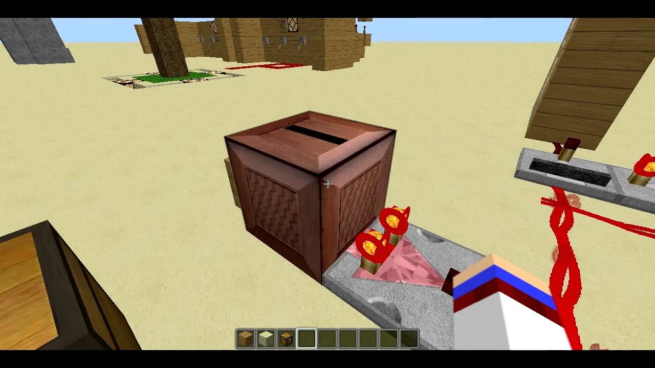 [TUTO FR] Redstone : Passage secret avec Jukebox - YouTube
