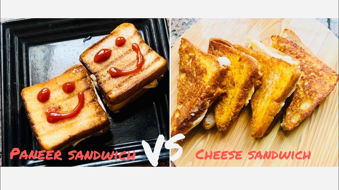 Paneer sandwich Vs cheese sandwich |easy lunch box idea for kids🤩🤩 ...