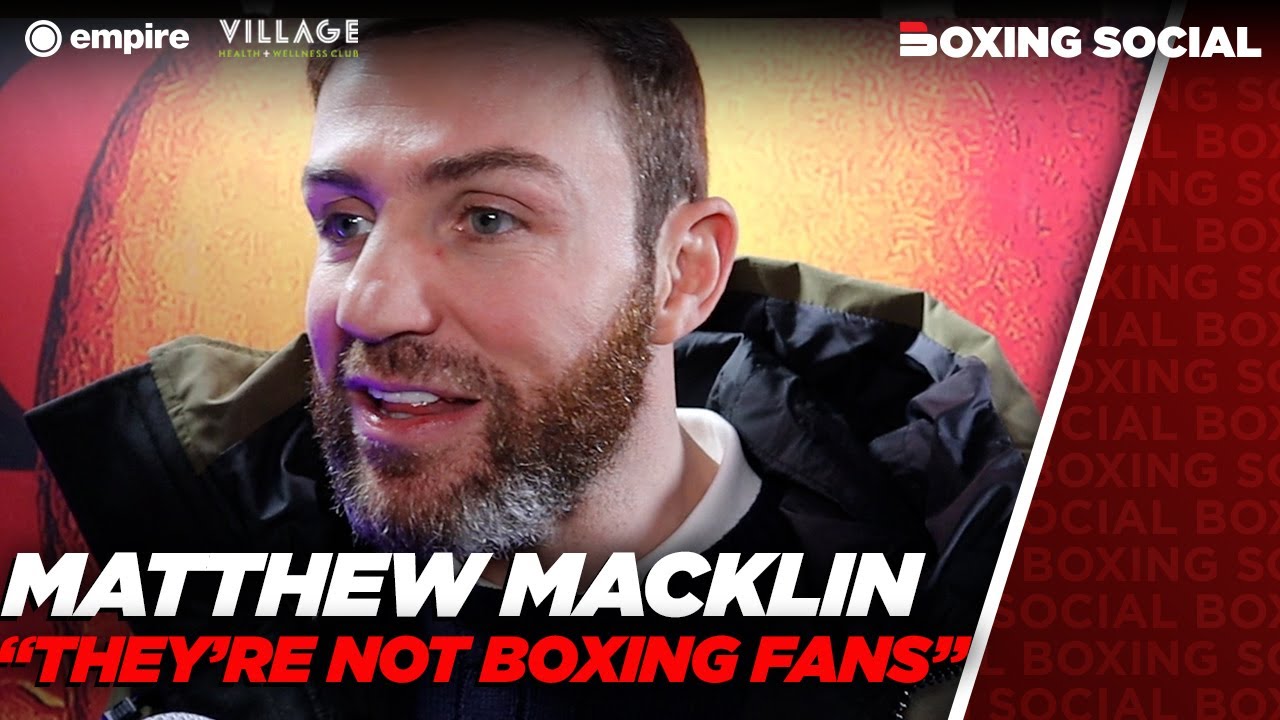 Matthew Macklin Explains 'Clown' Tweet After Last Weekend's MISFITS Event & More - YouTube
