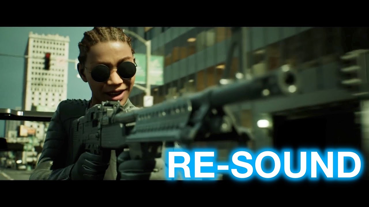 The Matrix Awakens - Machine Gun Sequence [RE-SOUND] - YouTube