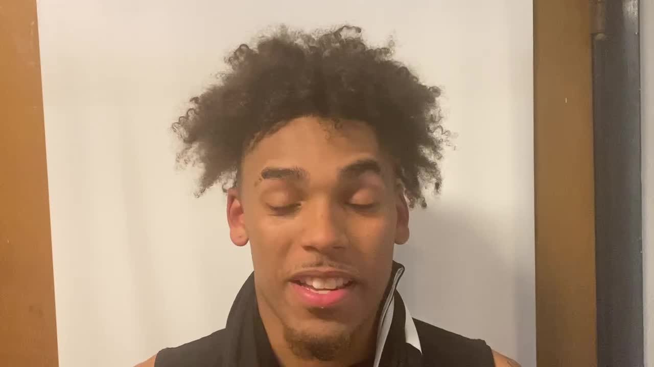 St. Catherine’s davion Thomas discusses what he has learned - YouTube