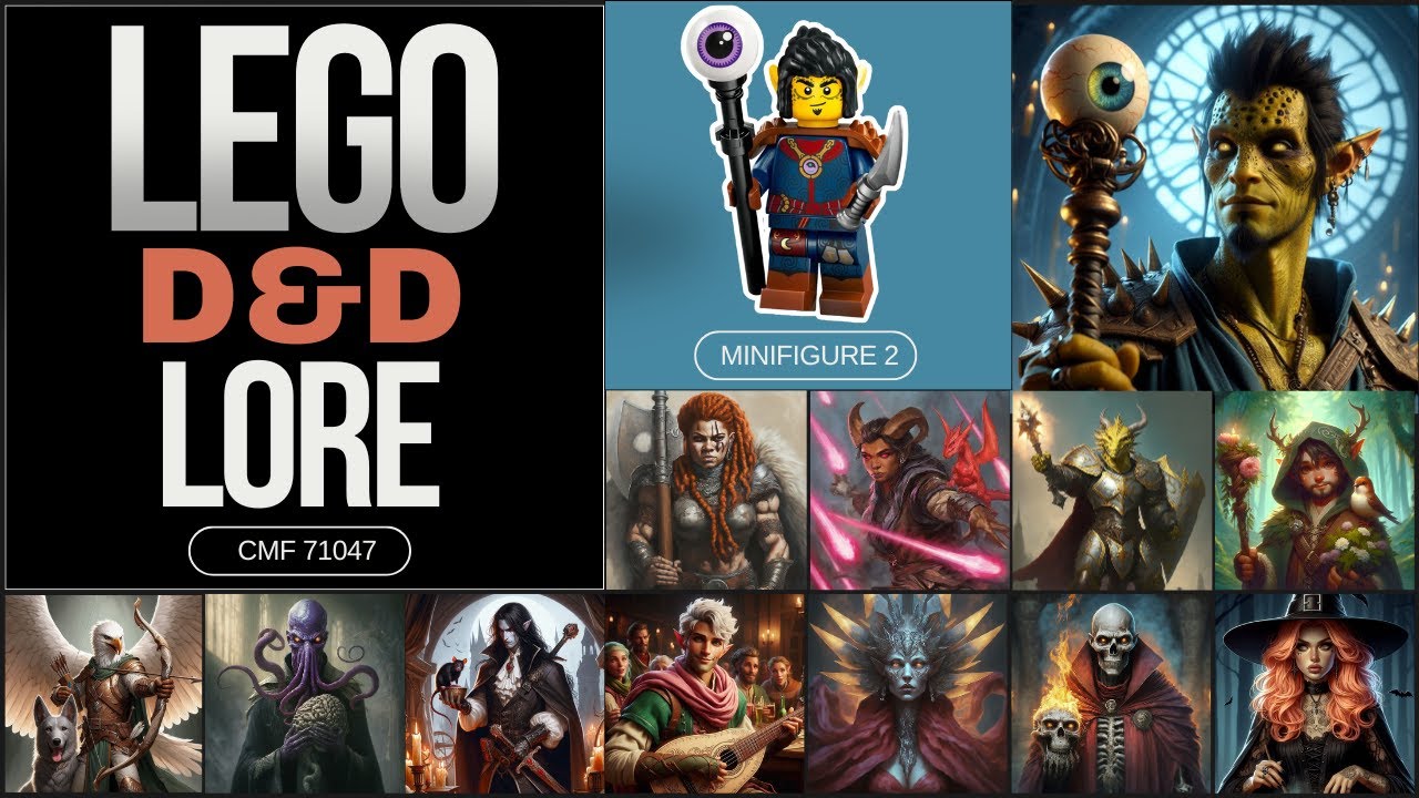 LEGO D&D Gith Warlock Minifigure | DND Lore | Set 71047 - YouTube