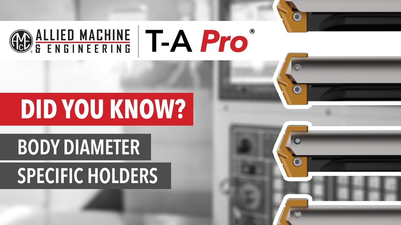 Did You Know T-A Pro® drill bodies come in 4 diameters for better ...