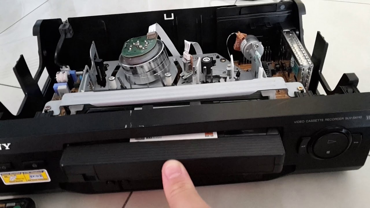 Sony slv-sx110 video cassette recorder - YouTube