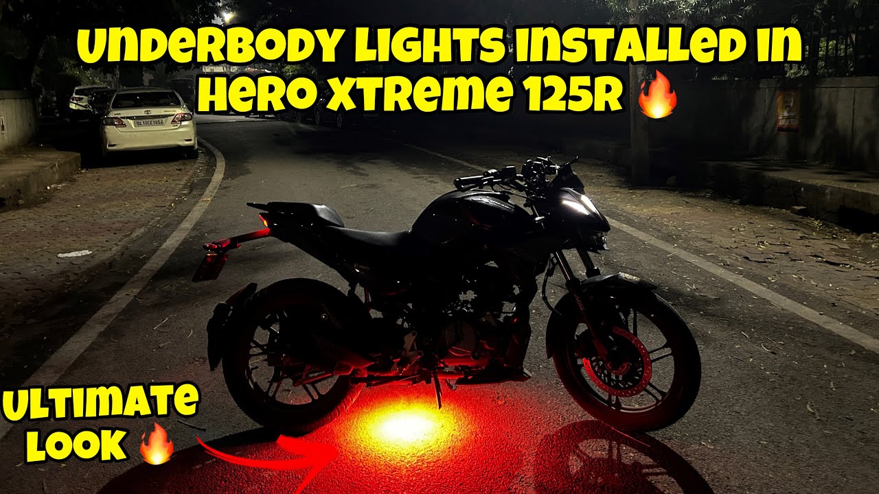 First on YouTube : Underbody Lights Installed in Hero Xtreme 125R 🔥 ...