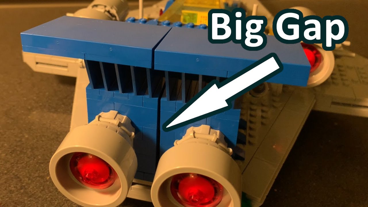 LEGO Galaxy Explorer (10497) has a big gap at the back (and how I fixed ...
