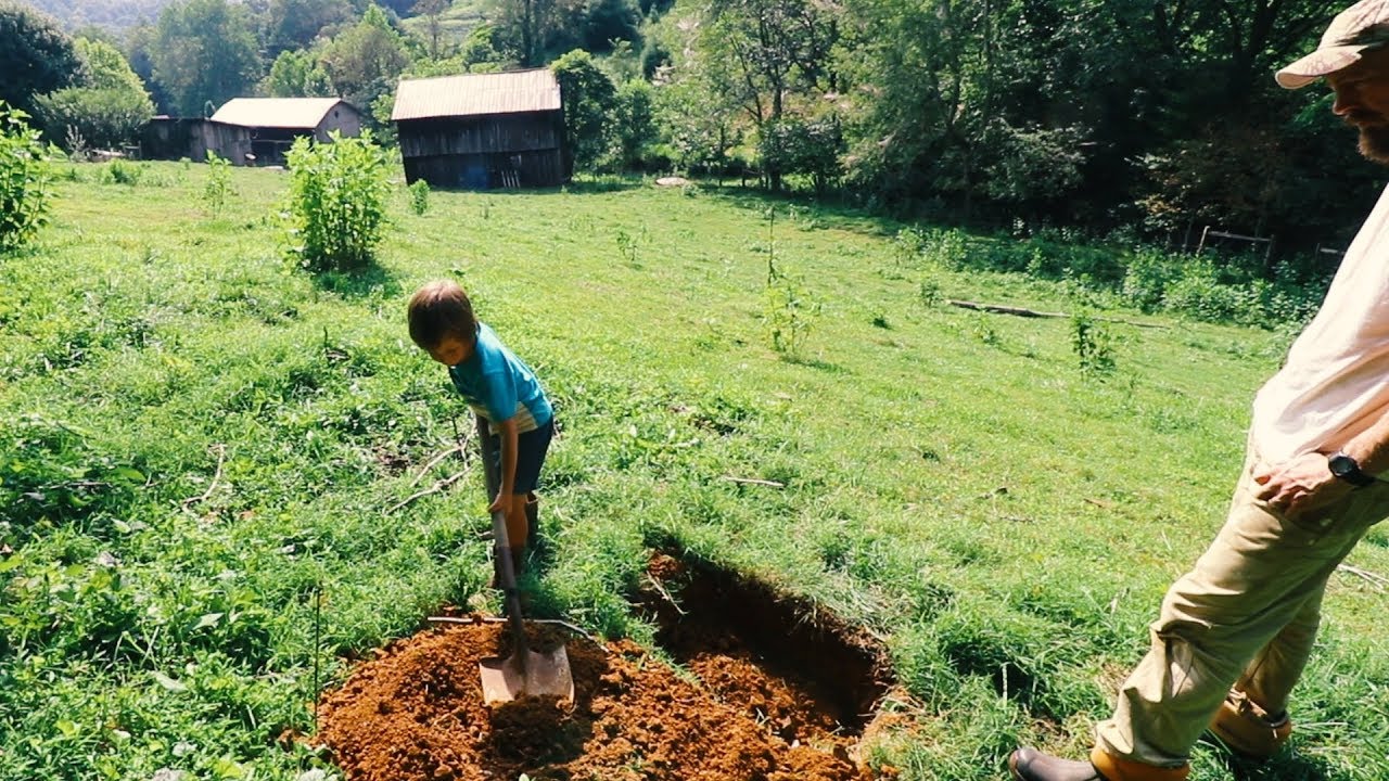 Farm Funeral For A Favorite Goat - YouTube