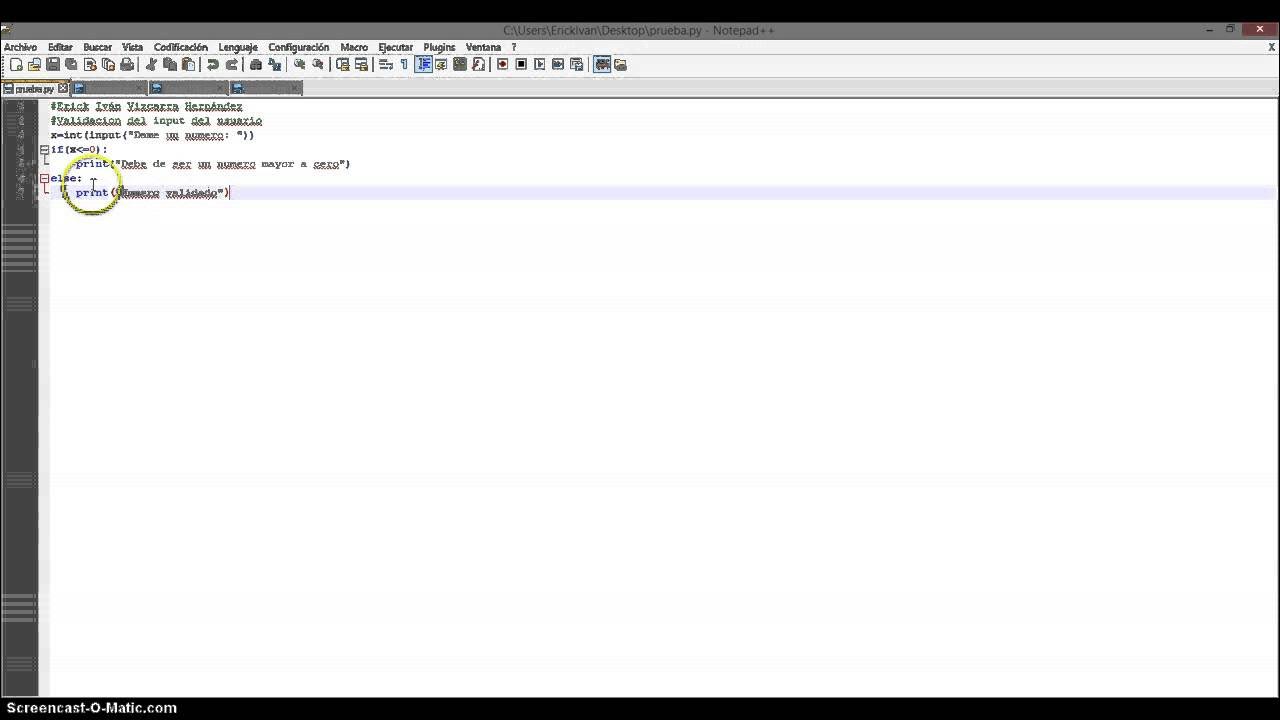 Como validar el input del usuario en python - YouTube
