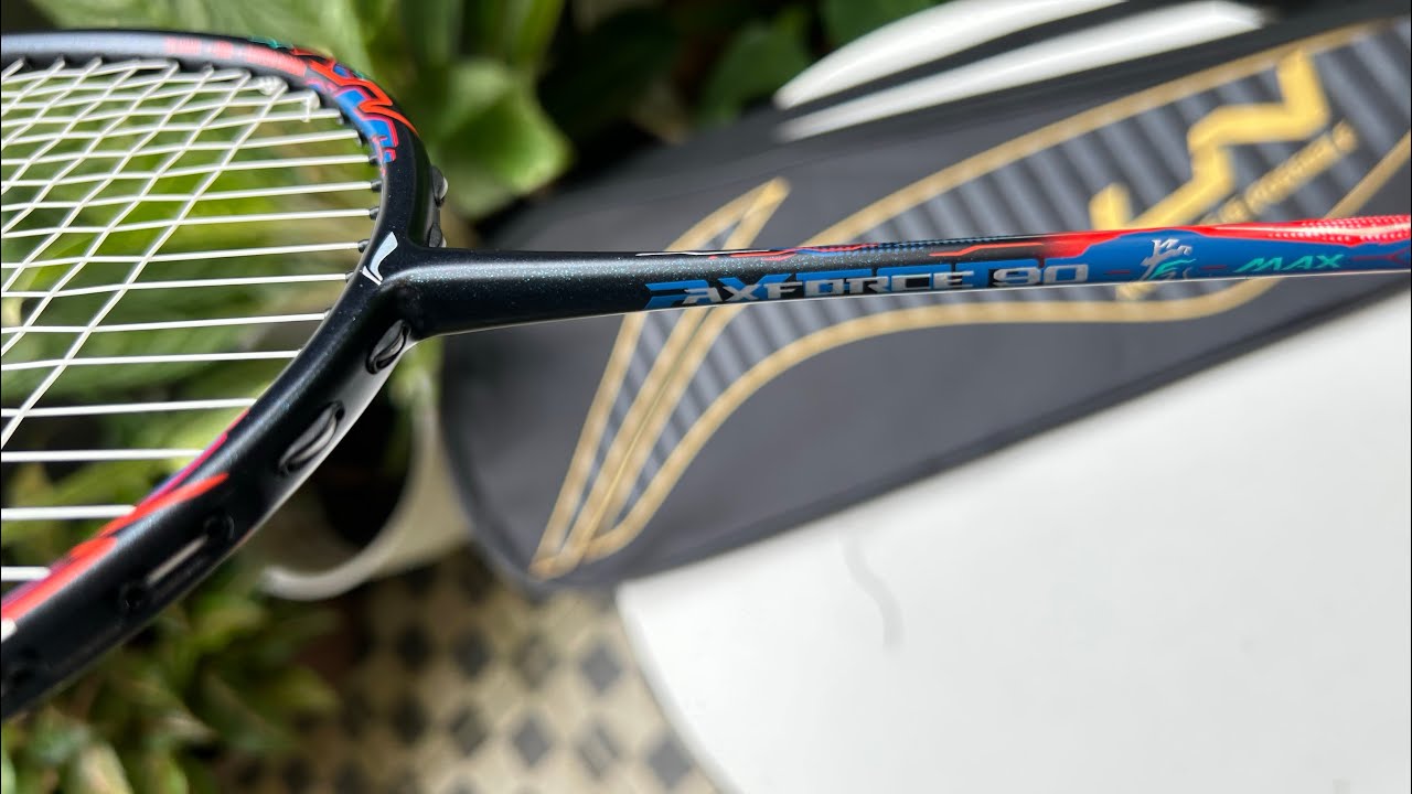 Raket Lining Terbaik⁉️Review Li-Ning AxForce 90 Tiger Max🏸4K - YouTube