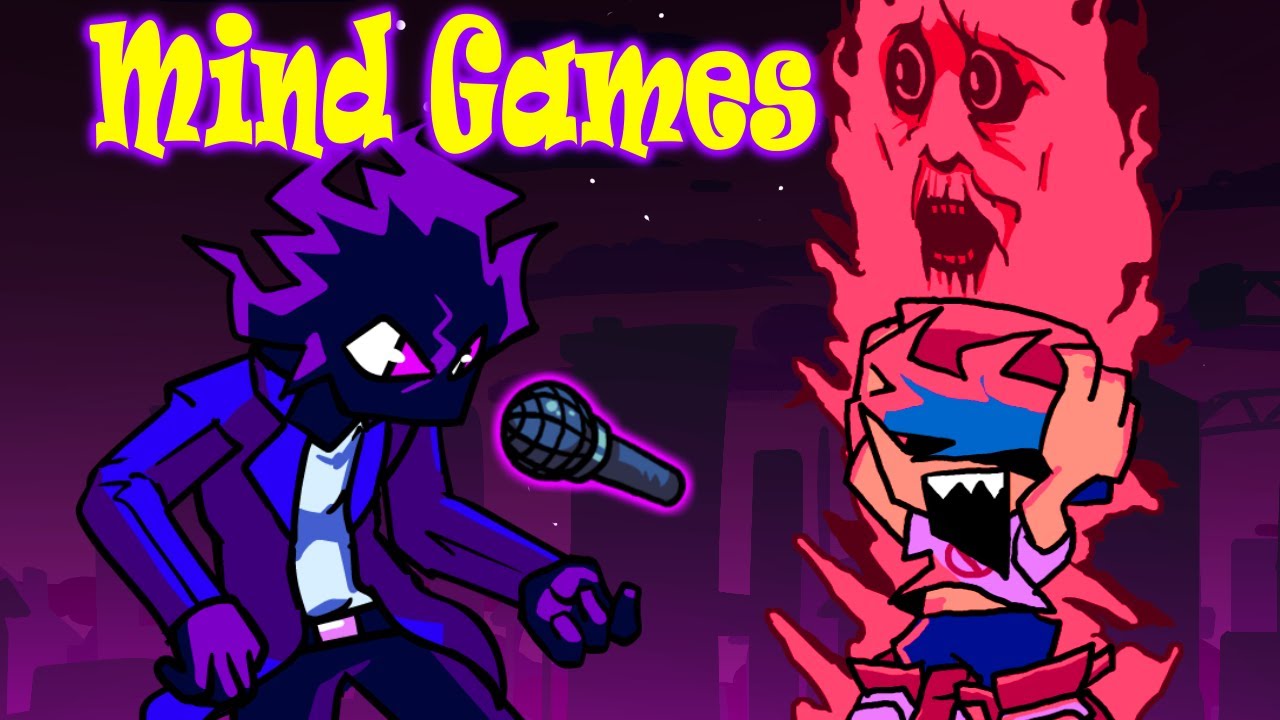 FNF VS Psychic FULL WEEK + Cutscenes + Mind Games - YouTube