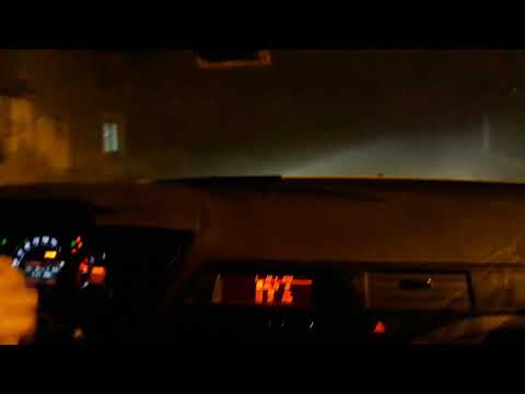 Citroen c5 Aktif bi  xenon sisli havada hareketi