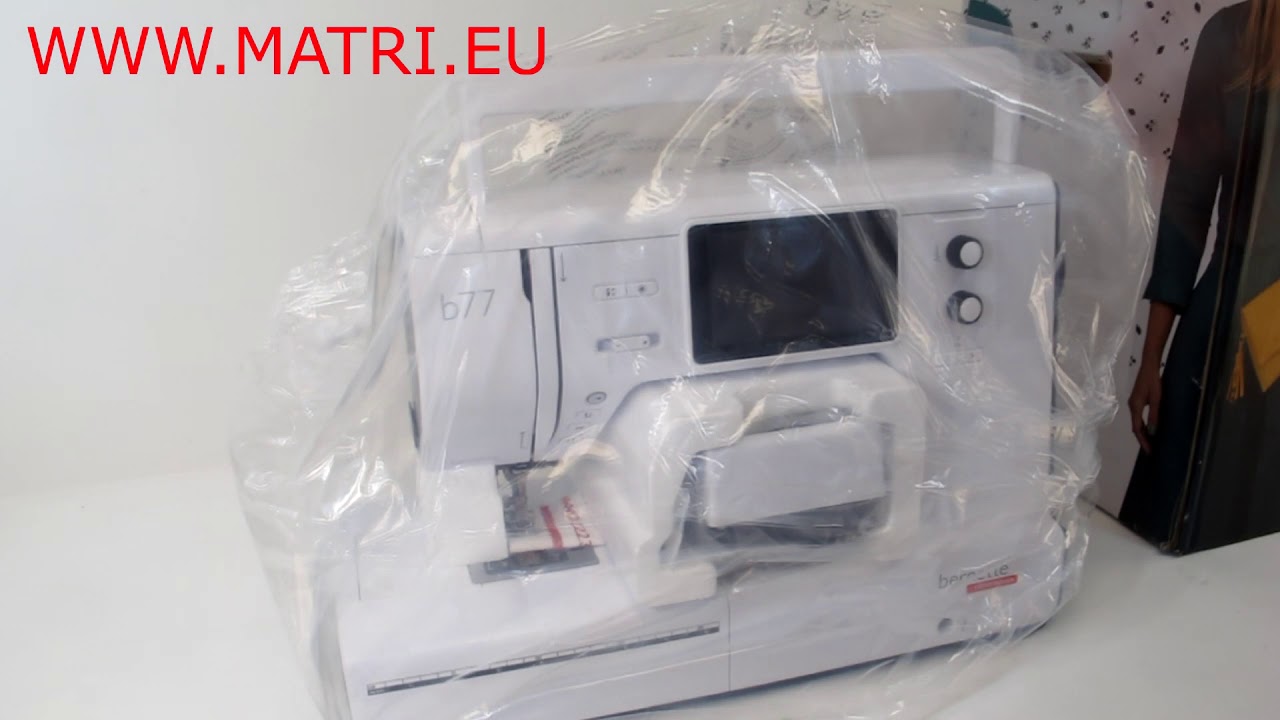 Bernina, Bernette B77 Sewing machine what's in the box - YouTube
