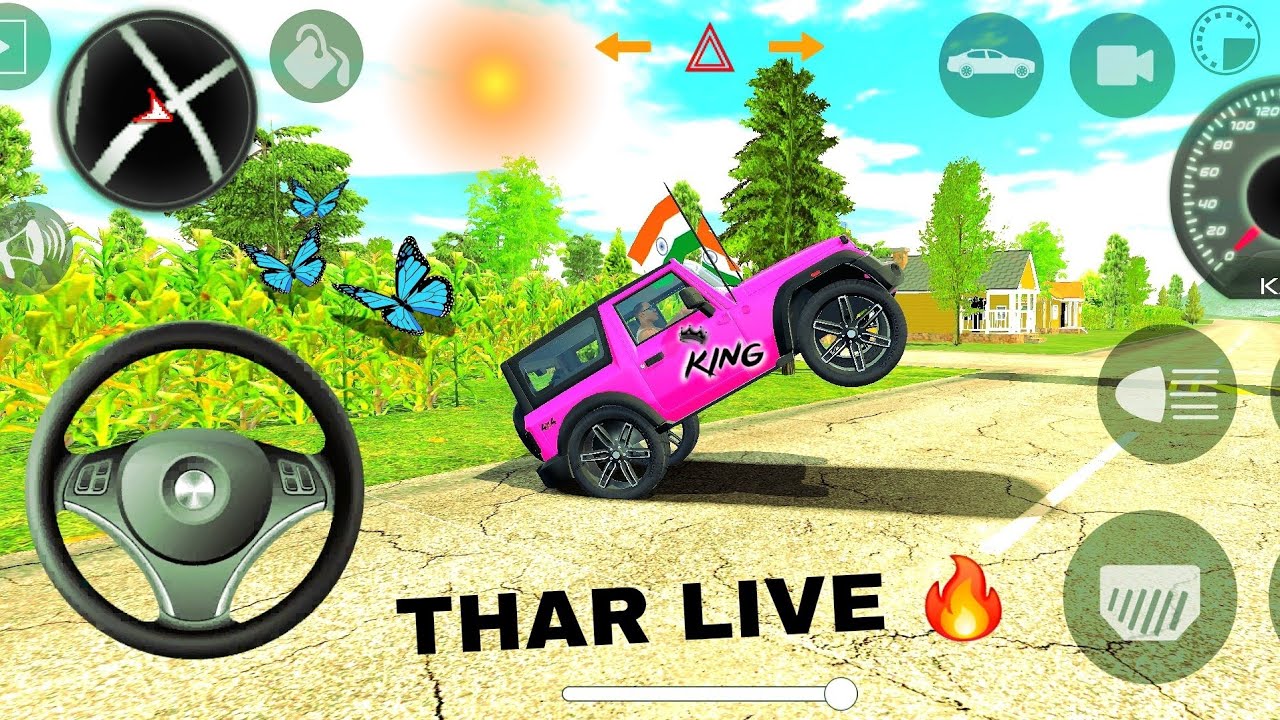 MAHINDRA THAR 4X4 MODIFIED PINK COLOUR 💗 LIVE STREAM... - YouTube