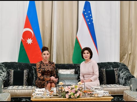 First Lady of Azerbaijan Mehriban Aliyeva met with First Lady of Uzbekistan Ziroatkhon Mirziyoyeva