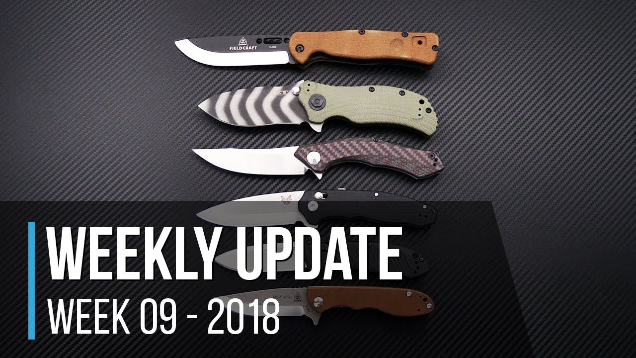 Weekly Update Week 9 - 2018: NCC Knives Dashi & POD, TOPS MSF 4.0 & FCF ...