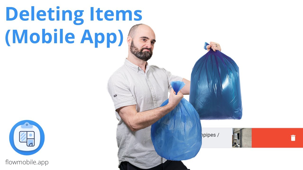 Deleting items (Mobile App) - YouTube