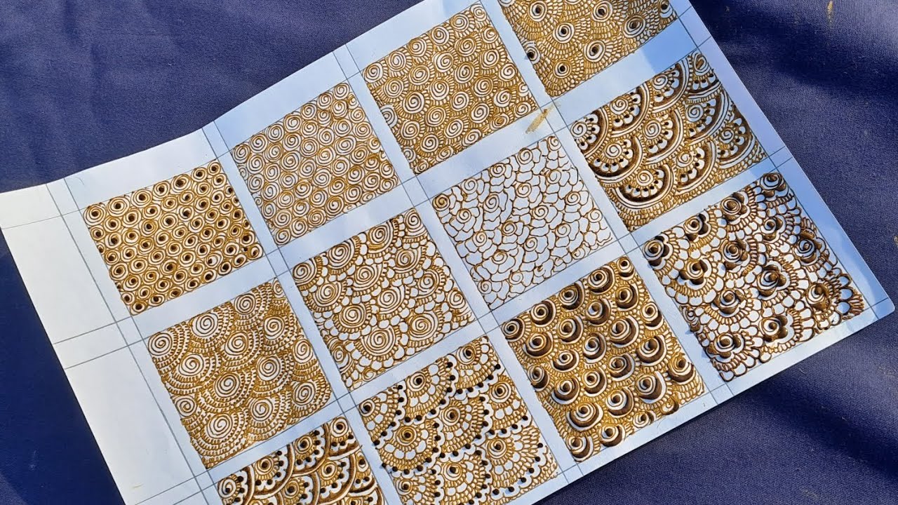 easy filler element for beginners|| mehndi tutorial for beginners ...