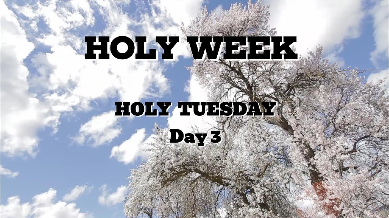 Holy Week: Holy Tuesday - Day 3 - YouTube