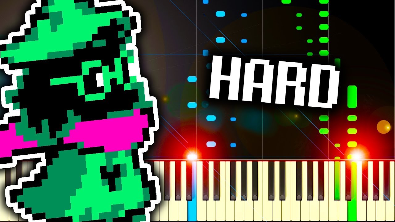 SCARLET FOREST from DELTARUNE - Piano Tutorial - YouTube