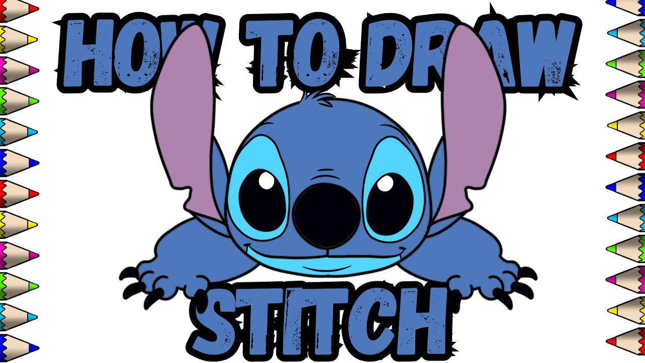 How to Draw Stitch 🐾 | Easy & Fun Drawing for Kids ️ | Lilo & Stitch ...
